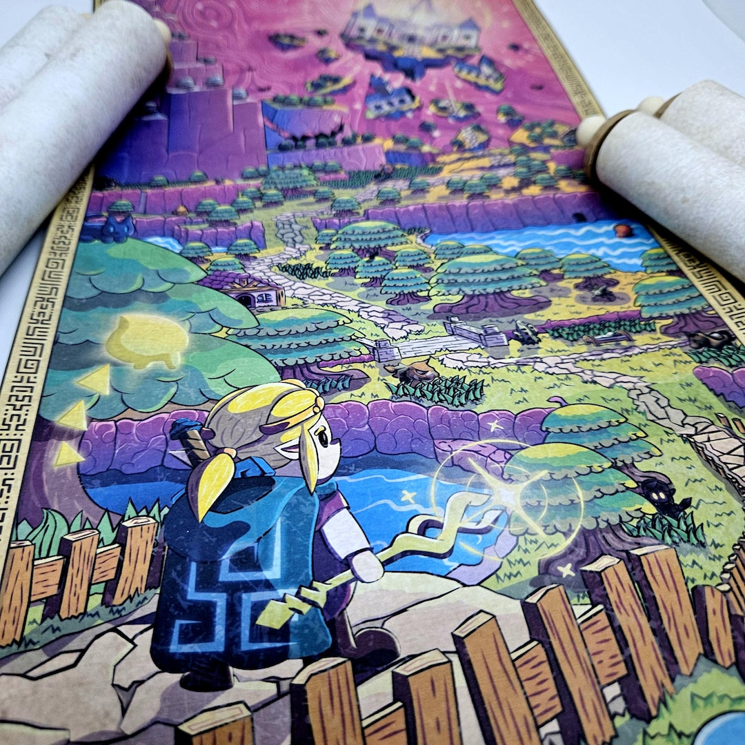 Echoes of Wisdom Zelda Scroll Poster Print - Etsy