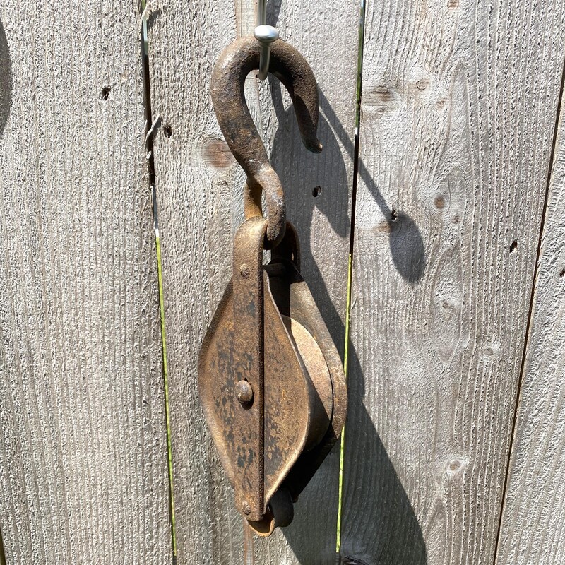 Rustic Pulley - Etsy