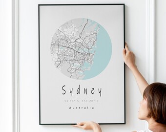 San Diego Minimalist Map, Map Prints, Modern Home Decor, Map Gifts ...