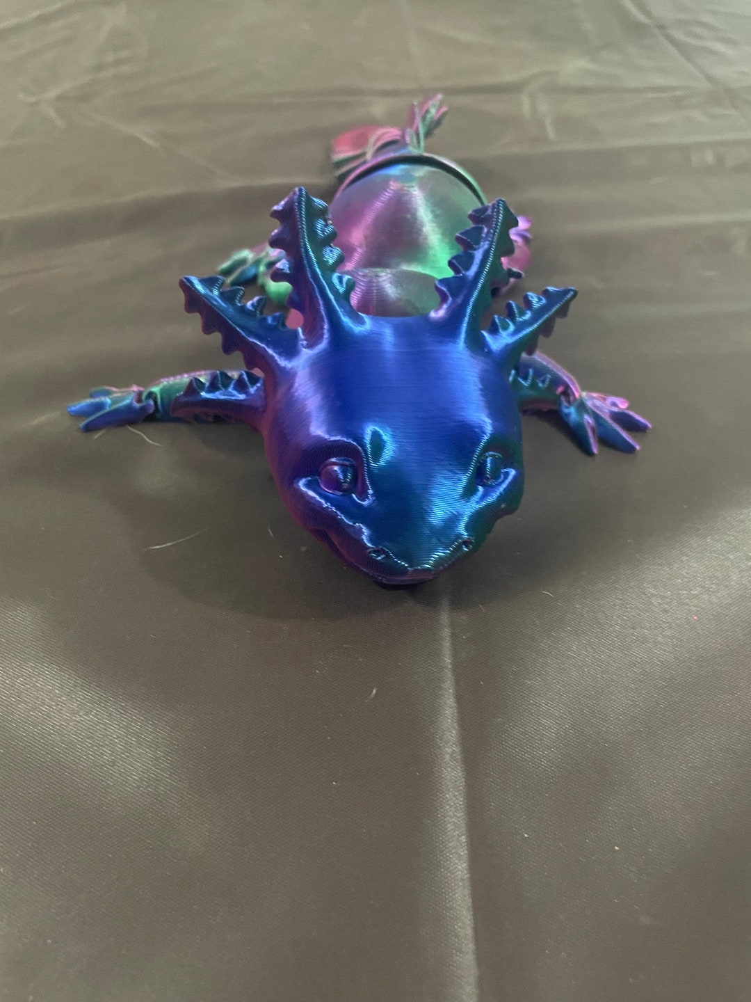 Axolotl Axolotl Toy Axolotl Figure Long Axolotl Fun - Etsy