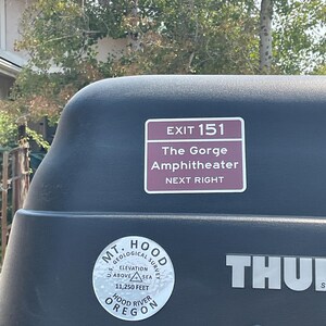 Gorge Amphitheater Sticker - Etsy