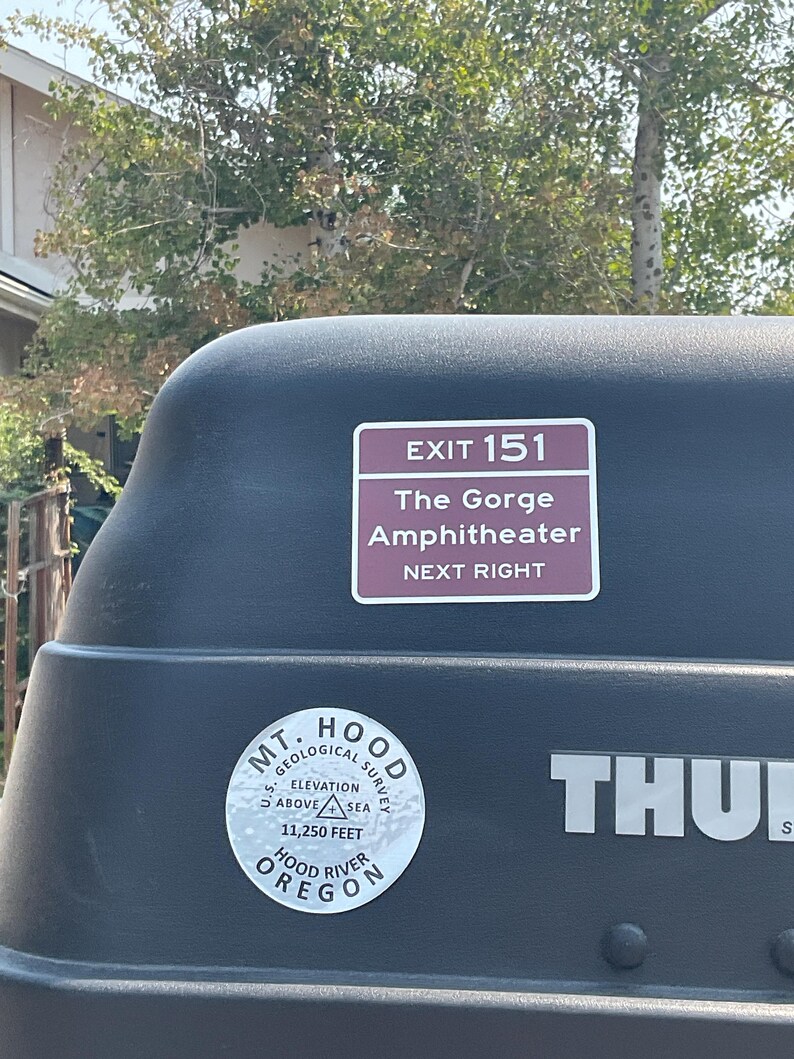 Gorge Amphitheater Sticker - Etsy