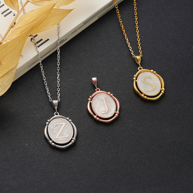 Letter Pendant - Etsy