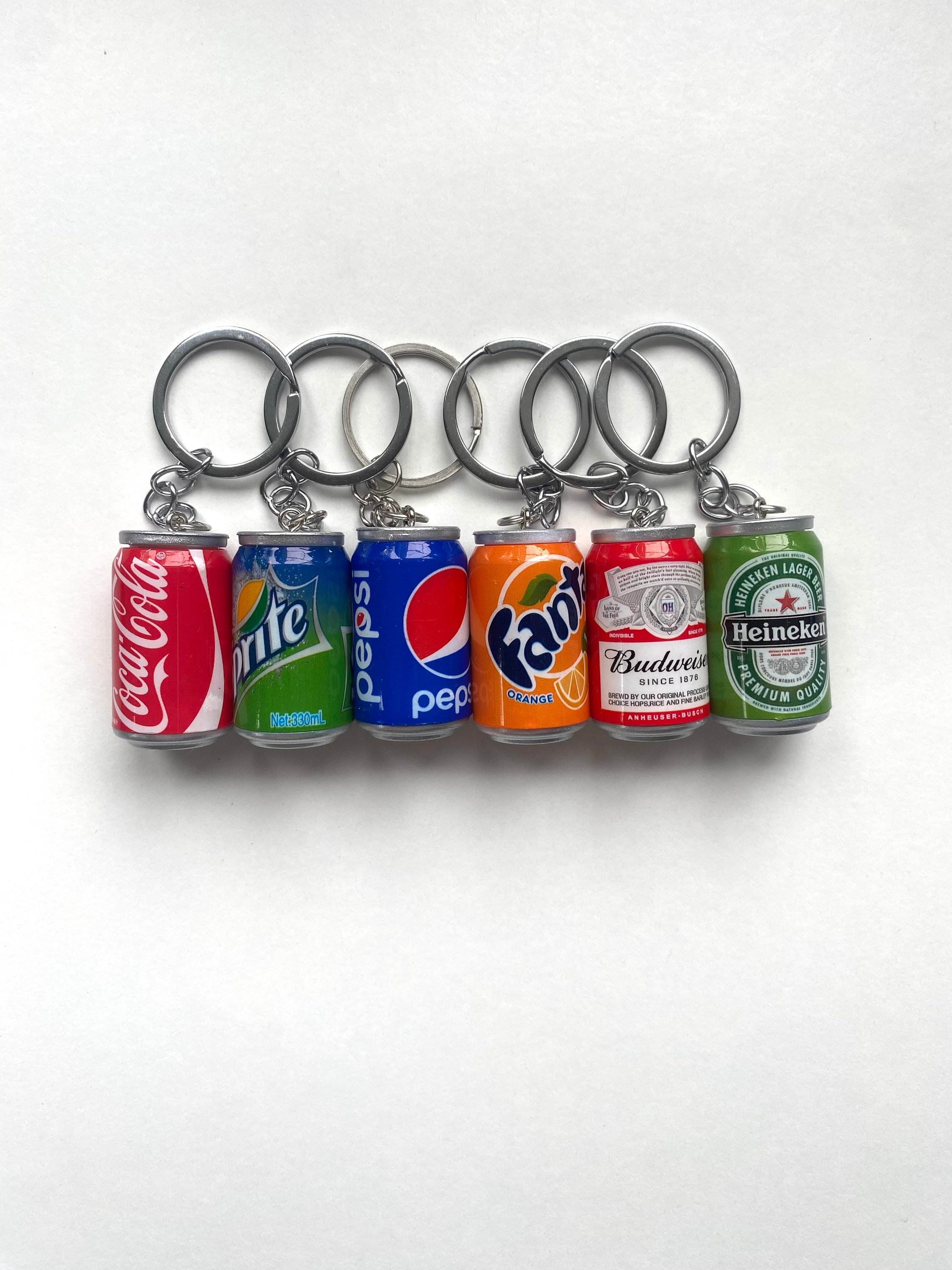Personalized Soda Can Keychain: Coca-cola, Pepsi, Fanta, Sprite - Etsy UK