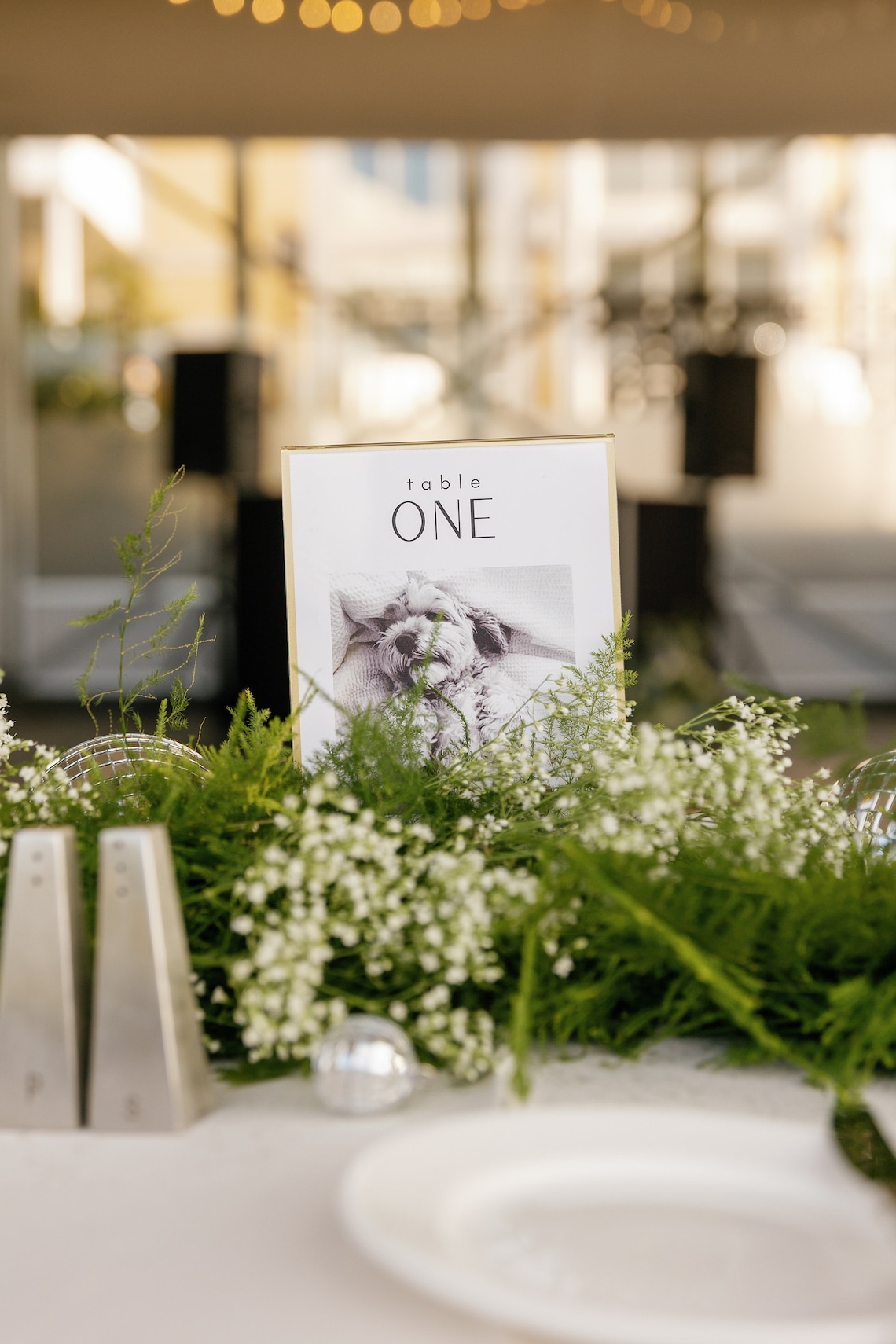 Modern Table Number Editable Photo Template | 5x7 Table Number Template ...