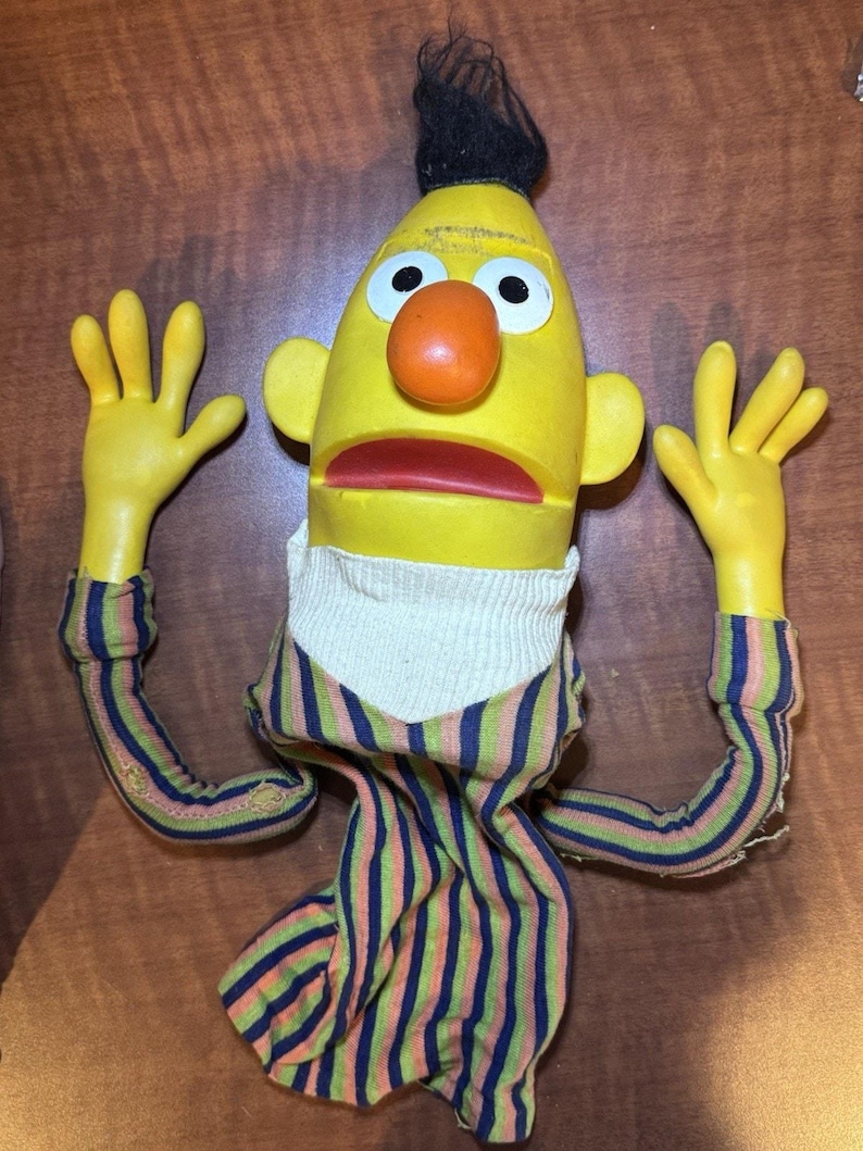 Muppets Sesame Street Child Guidance Questor 1973 Bert Puppet - Etsy