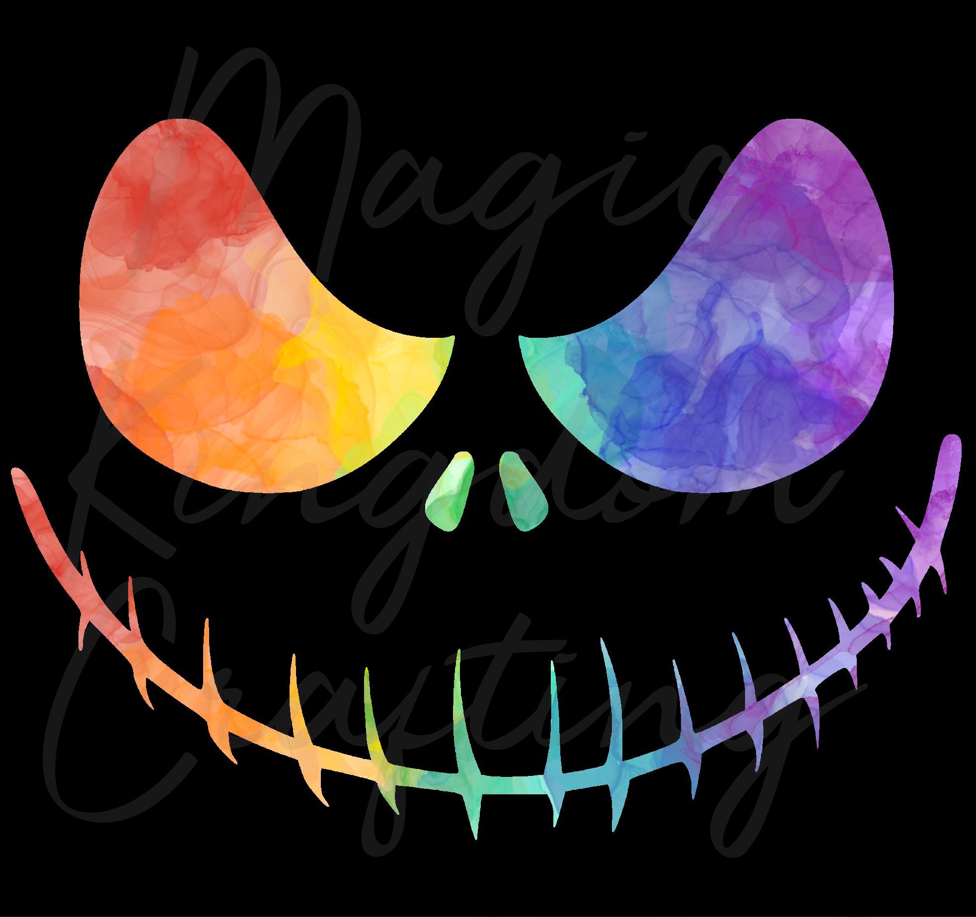 LGBTQ Rainbow Jack PNG JPEG Digital Design Download Nightmare Halloween ...