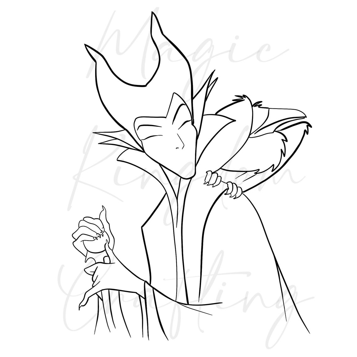 Maleficent Art, Line Art, Maleficent, Line Design, Sleeping Beauty ...