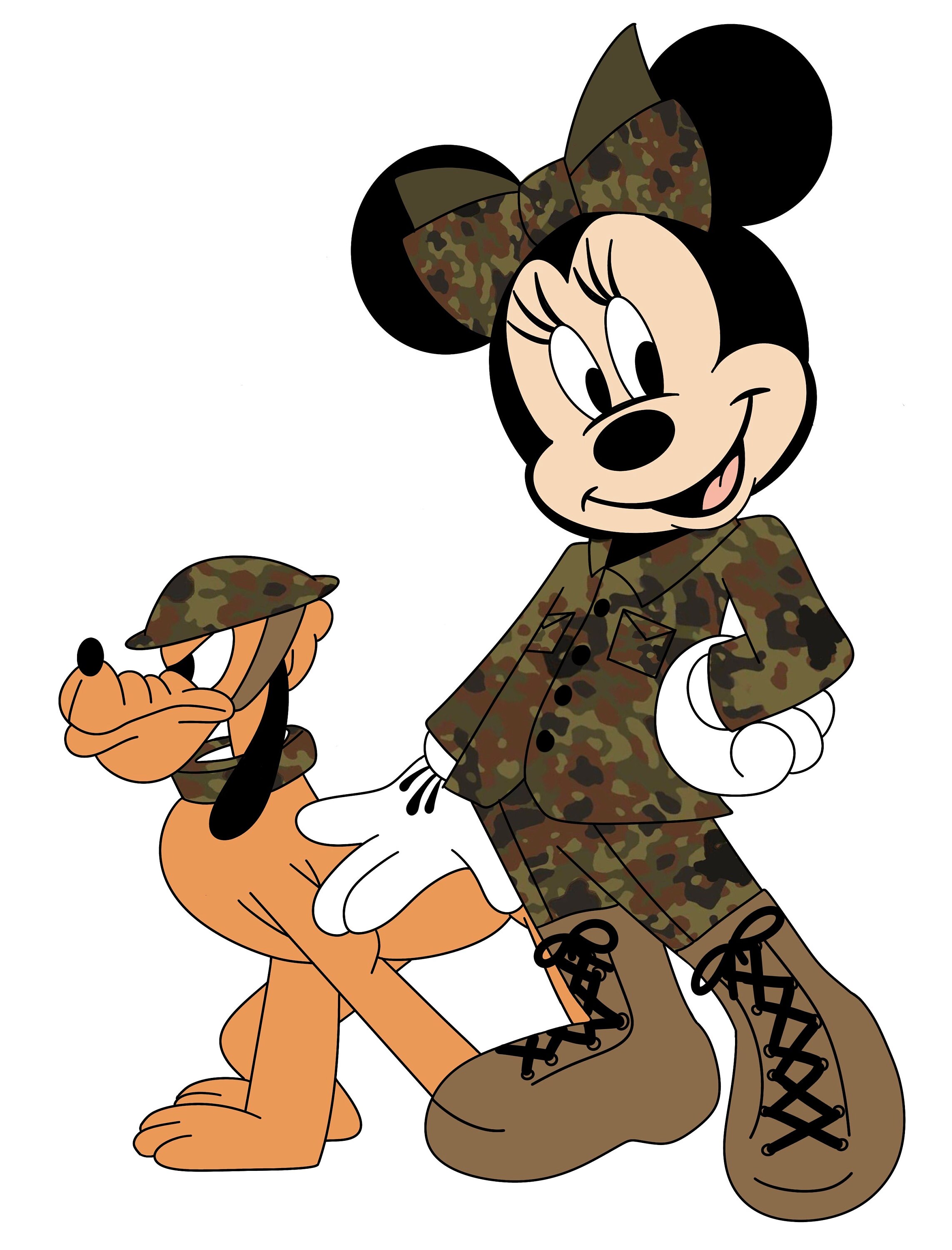 Military MP, Air Force, Marines, Army, Minnie Mouse Digital Download ...