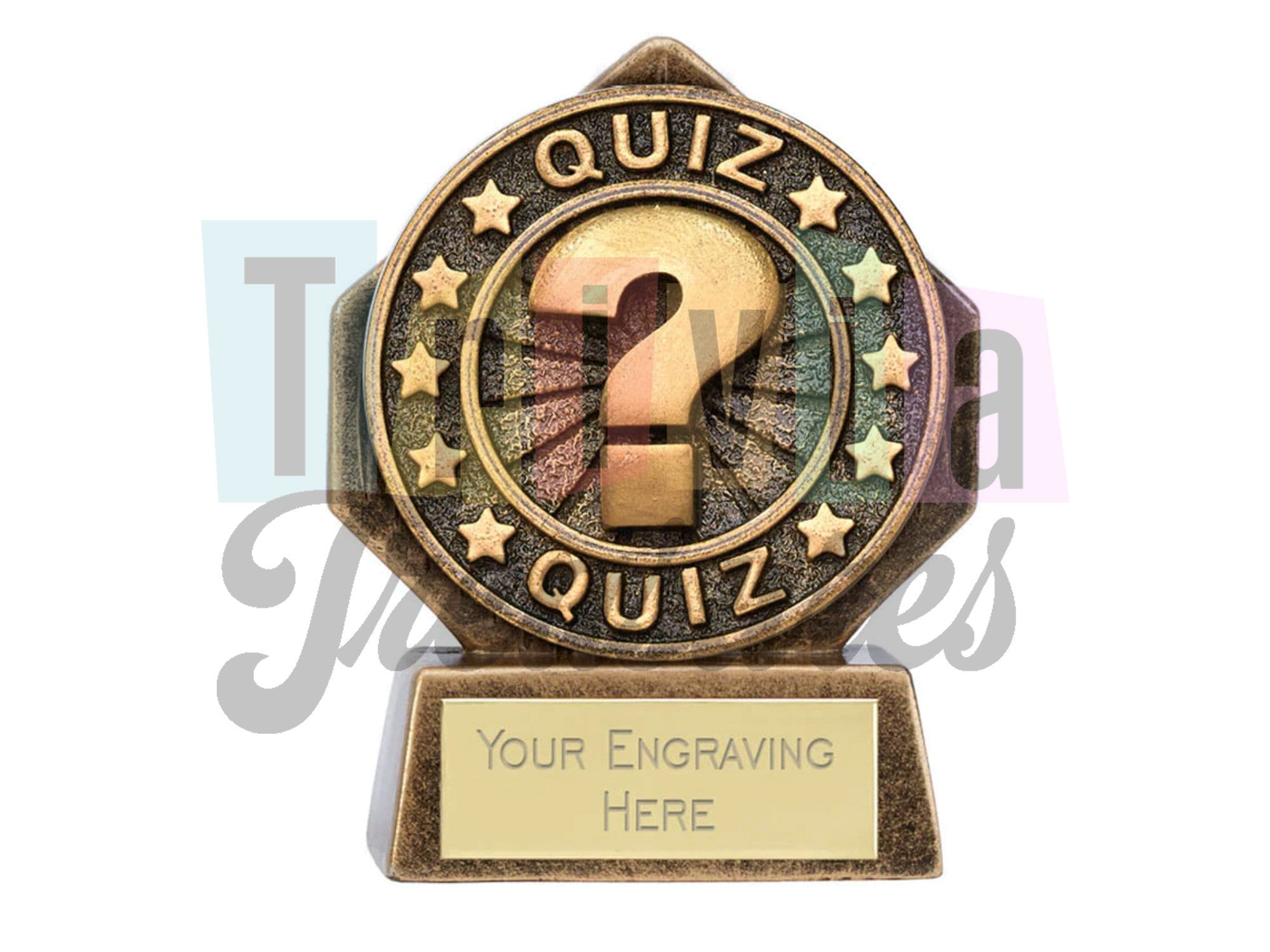 Trivia Night Trophy Quiz Bowl Question Mark Game Night Trophy - Etsy