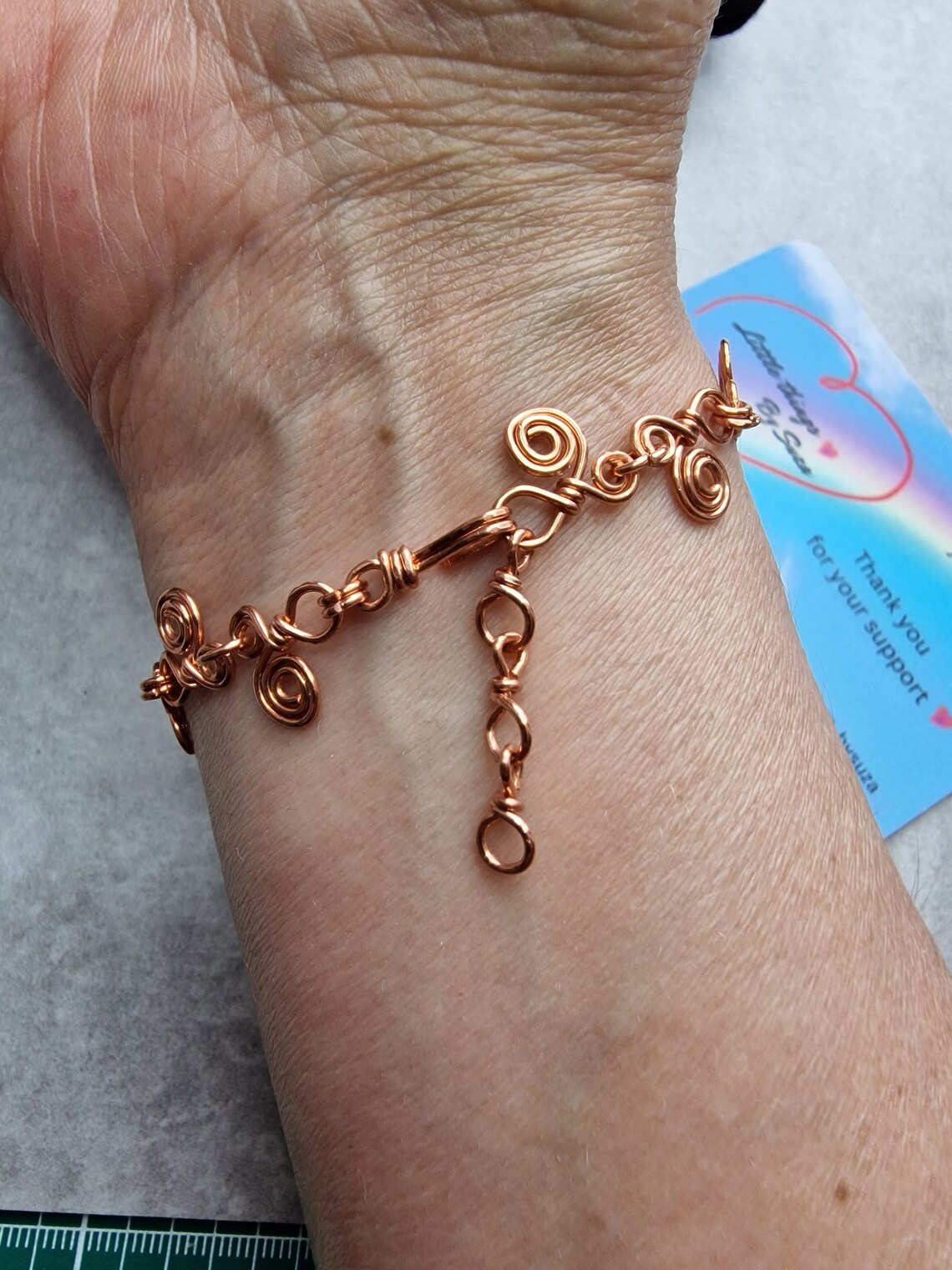 Bracelet, Lovely Handmade Copper Wire Bracelet, Christmas Gift ...