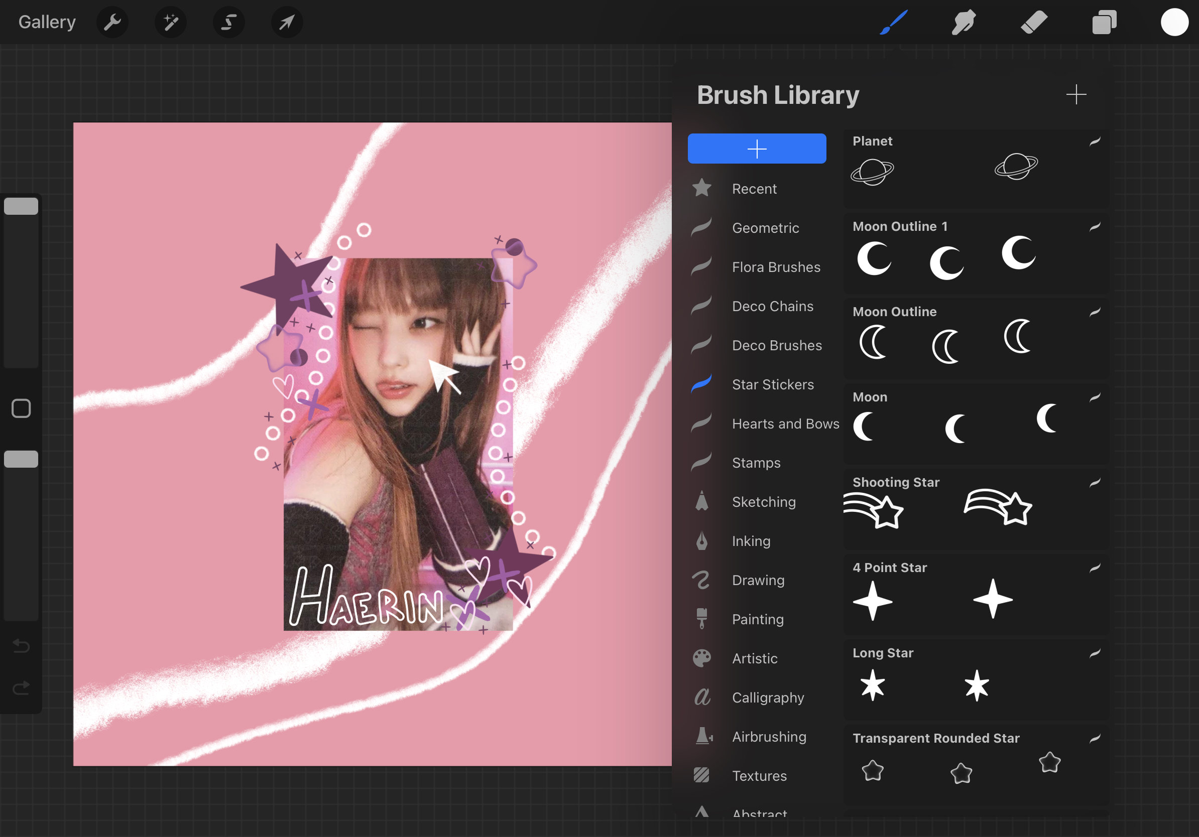Cute Kawaii Deco Procreate Ribbon Brushes and Stamps Pack - Etsy