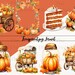 Pumpkin Spice Clipart Bundle-pumpkin Coffee Autumn-40 Images PNG Format ...