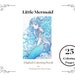 25 Little Mermaid Coloring Book |printable Enchanted Underwater ...