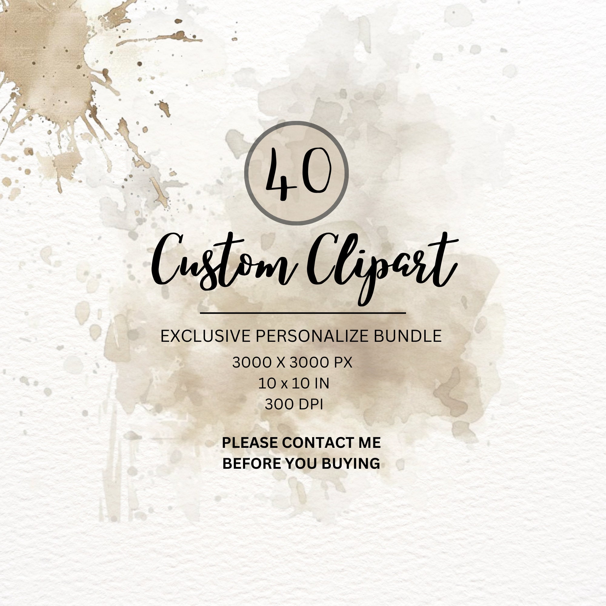 40 Custom Order Clipart for Personal and Commercial Use| Custom PNG ...