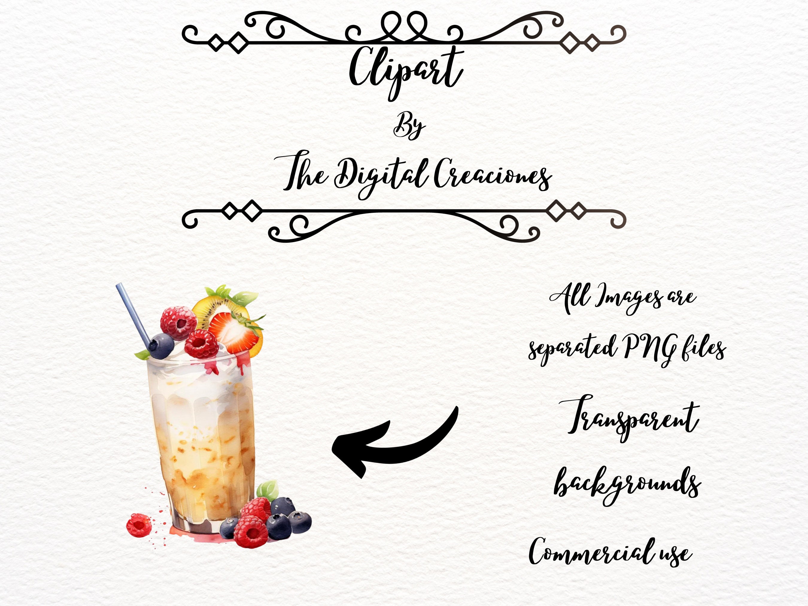 Breakfast Clipart Bundle|menu Bundle Clipart Set|40 Watercolour PNG ...