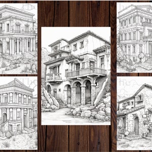 25 Ancient Rome Coloring Book | Adults Kids Coloring Pages| Instant ...