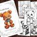 25 Teddy Bear Coloring Book|fantasy Bear Coloring Book| Adults and Kids ...