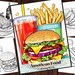 American Food Coloring Book 25 Adults and Kids Printable Coloring Books ...
