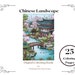 Chinese Landscape Coloring Book | 25 Serene Scene Pages (instant ...