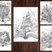 25 Magic Books Coloring Bookopen Fantasy Coloring Book Printable ...