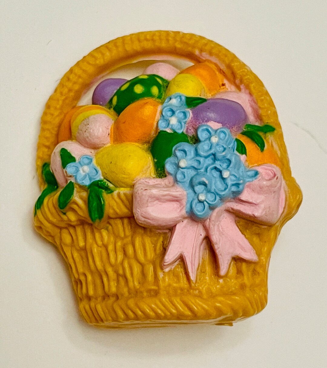 Easter Basket Pin Hallmark Pin Easter Brooch Easter Lapel Pin Vintage ...