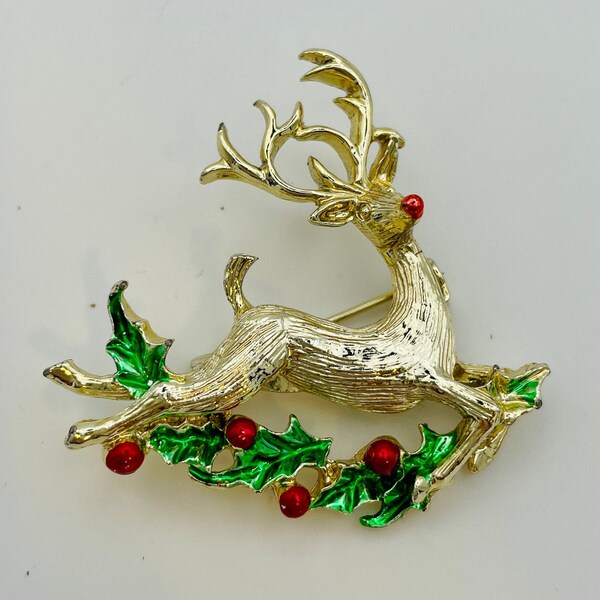 Gold Reindeer - Etsy