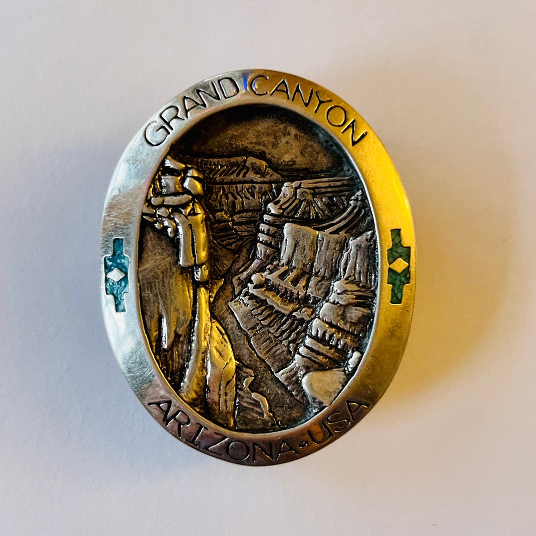 Vintage Grand Canyon Bolo Tie Clip Arizona Bolo Tie Grand Canyon Gift ...