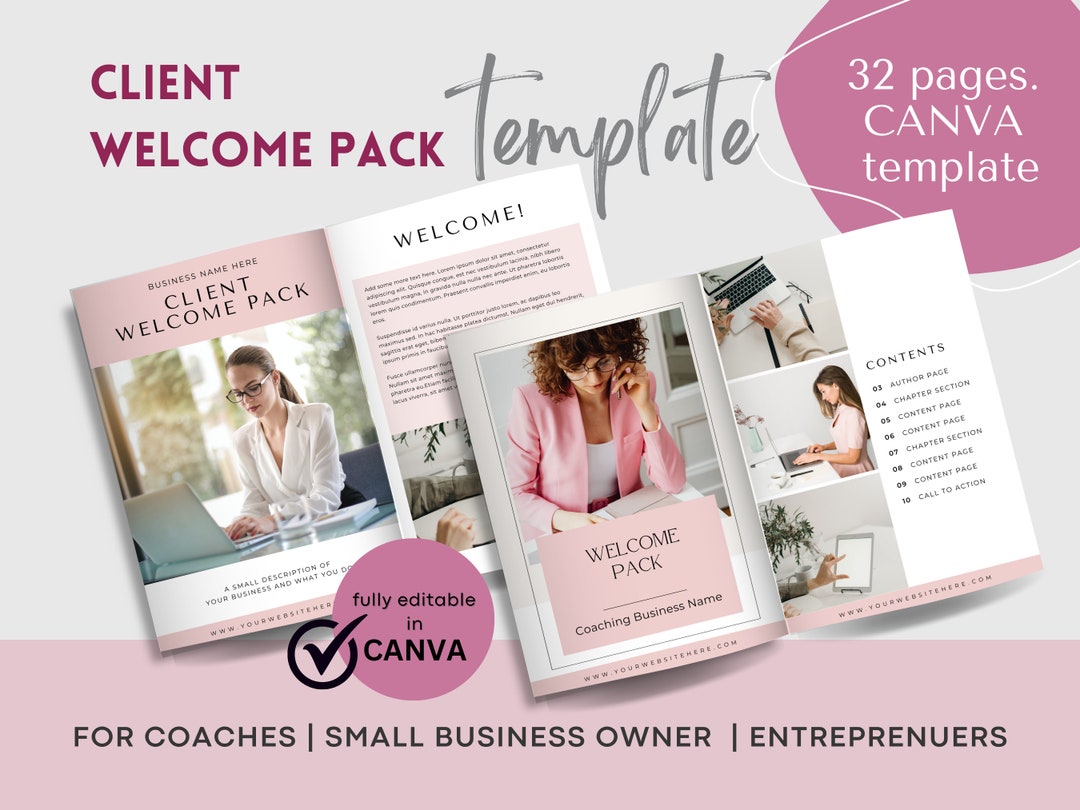 Client Welcome Packet Template |virtual Assistant | New Client Service Guide Coaching Onboarding ...