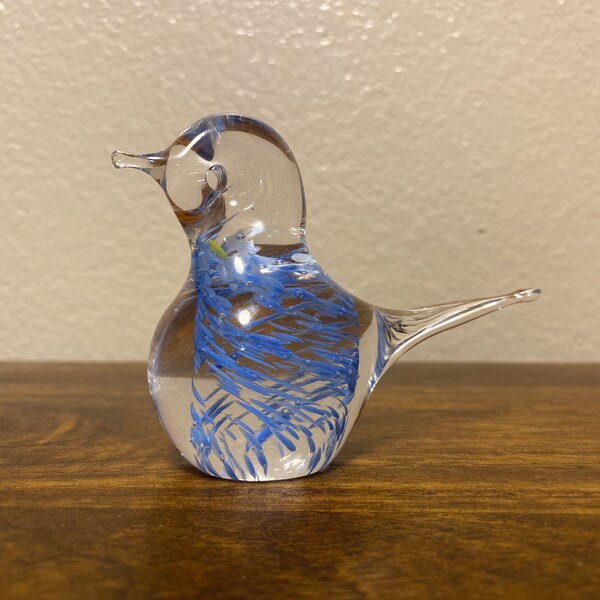 Viking Glass Bird Figurine - Etsy
