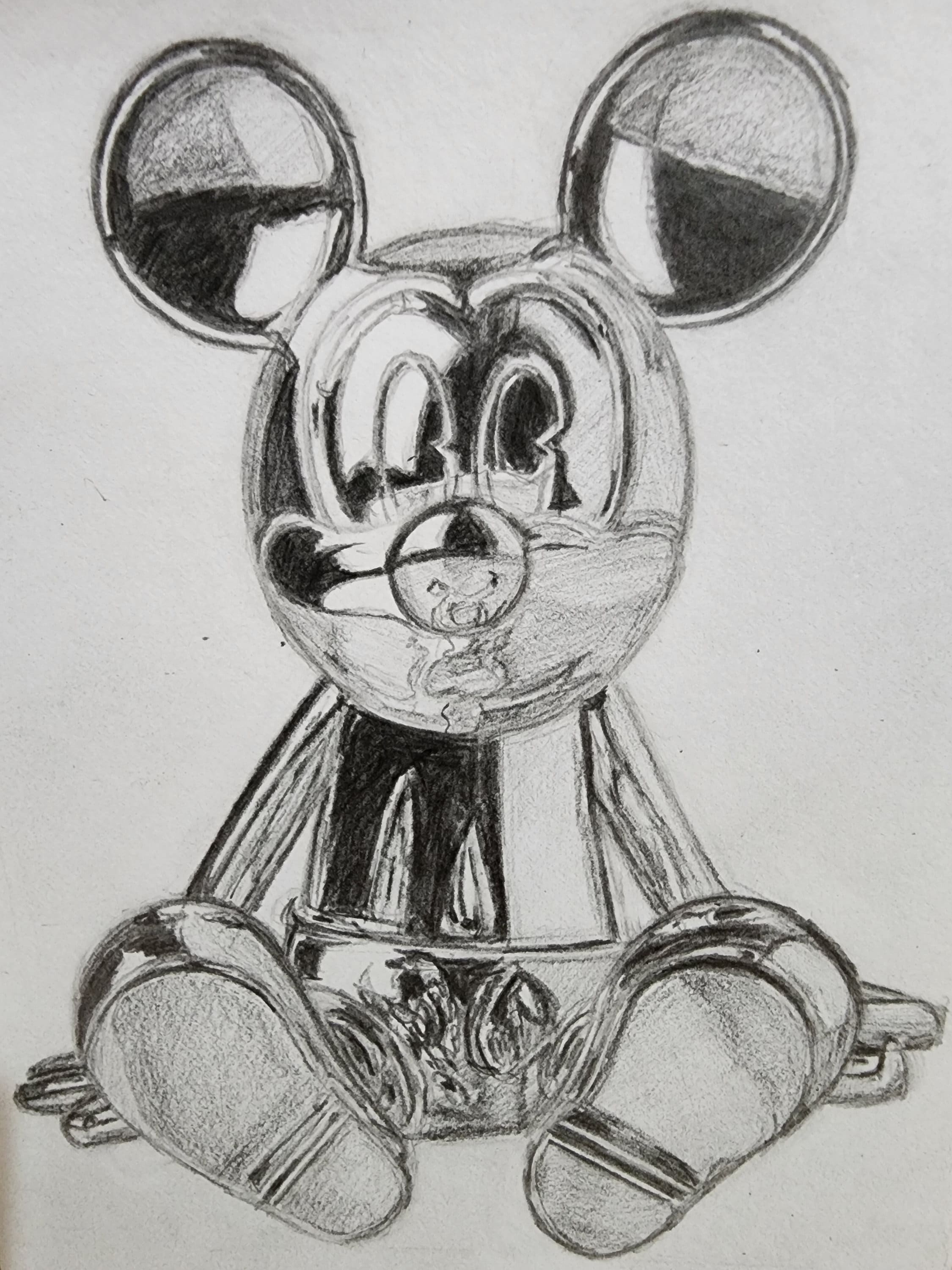 Pencil Drawings Of Mickey Mouse
