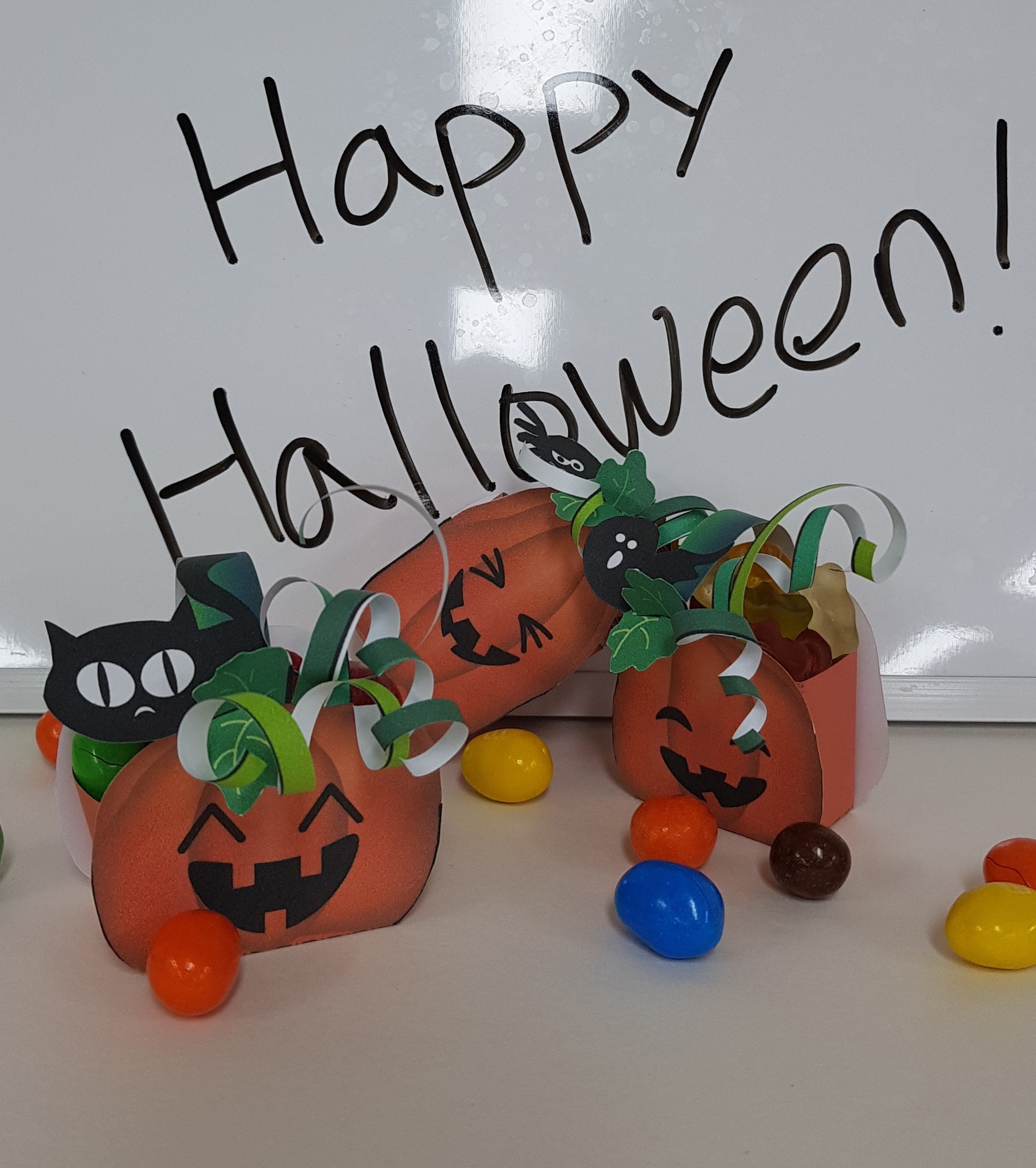 Halloween Treat Boxes, Digital Download Paper Toy, Paper Craft for Kids ...