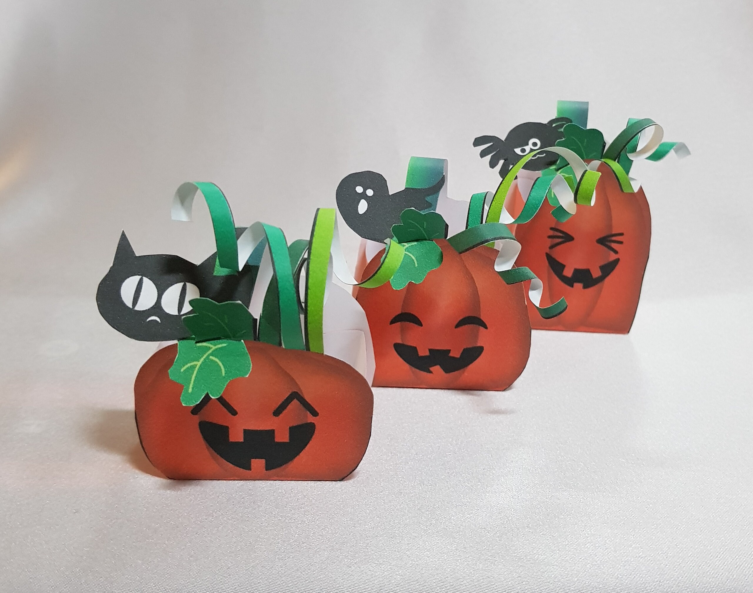 Halloween Treat Boxes, Digital Download Paper Toy, Paper Craft for Kids ...