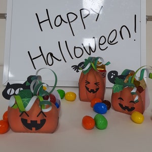 Halloween Treat Boxes, Digital Download Paper Toy, Paper Craft for Kids ...