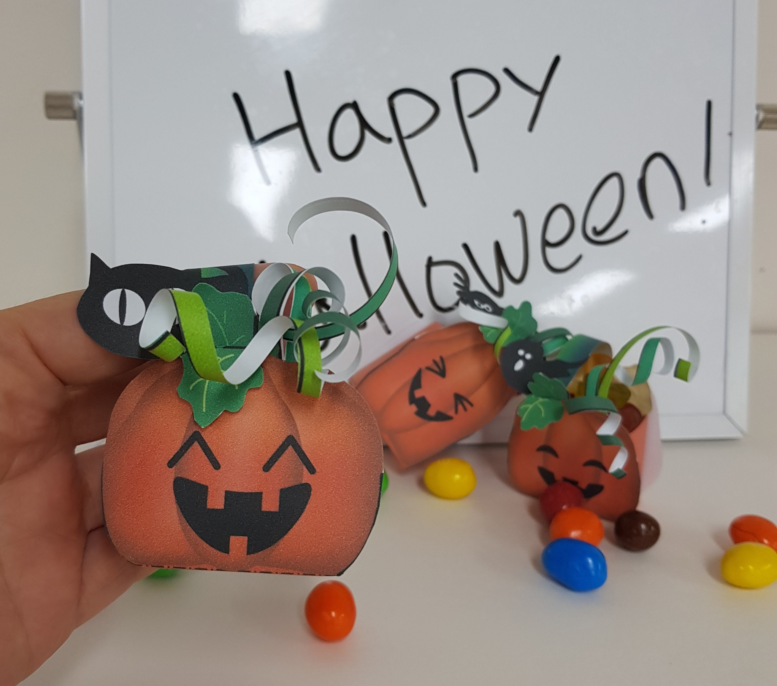 Halloween Treat Boxes, Digital Download Paper Toy, Paper Craft for Kids ...