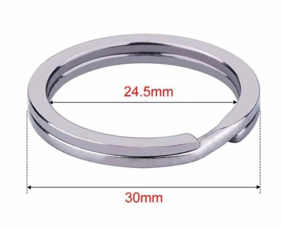 Key Ring Split Ring 30mm Heavy Duty Split Key Ring Loop Key Rings Bulk ...