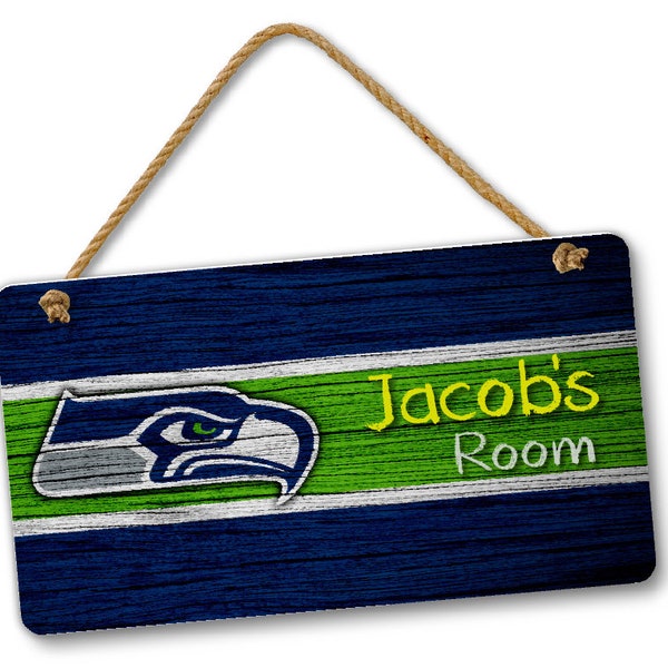 Seattle Seahawks Door Sign - Etsy