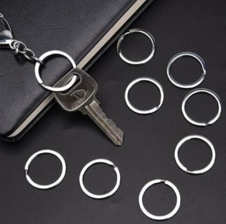 Key Ring Split Ring 30mm Heavy Duty Split Key Ring Loop Key Rings Bulk ...