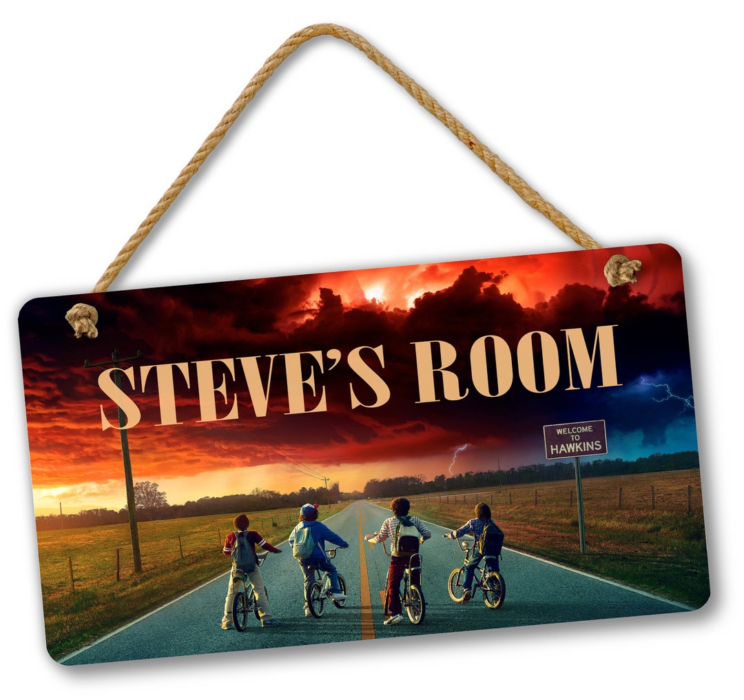 Kids Personalized Name Stranger Things Bedroom Door and Wall Hanging ...