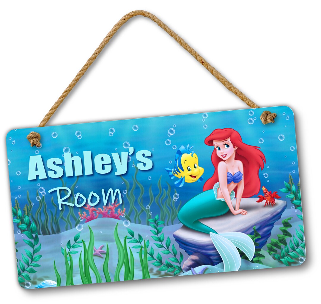 Kids Personalized Name Princess Bedroom Door and Wall Hanging Sign ...