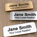 Metal Badge Name Tag With Magnet Back Fastener. Text Only. Set of 3 ...