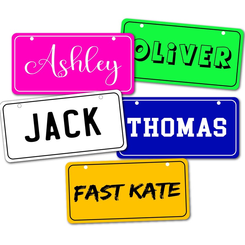 Mini License Plate - Etsy