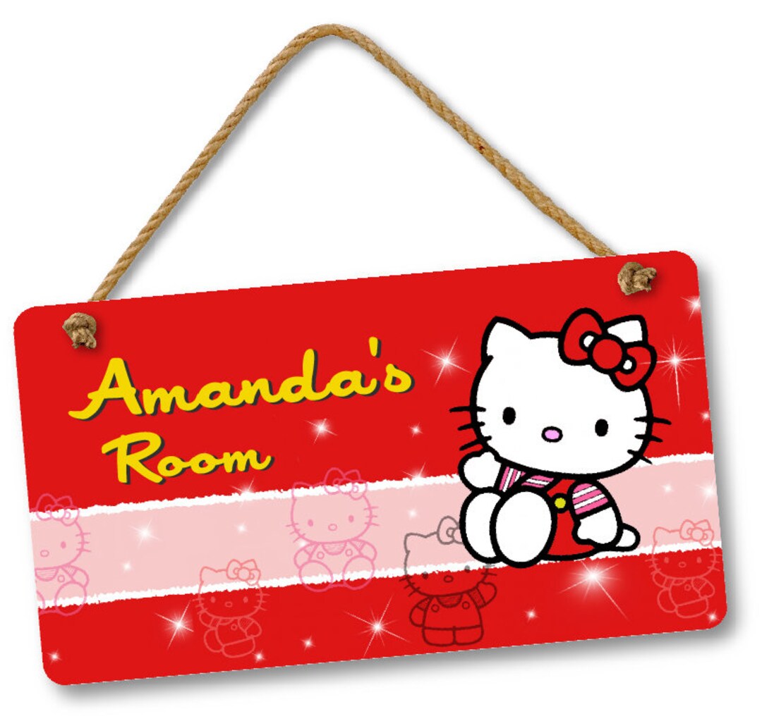 Kids Personalized Name Cute Bedroom Door and Wall Hanging Sign, Custom ...