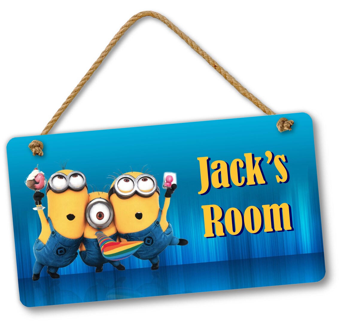 Kids Personalized Name Cute Bedroom Door and Wall Hanging Sign, Custom ...