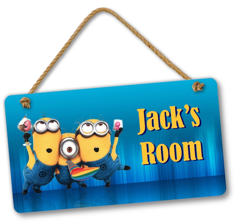 Kids Personalized Name Cute Bedroom Door and Wall Hanging Sign, Custom ...