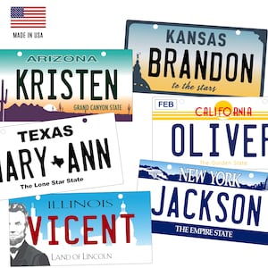 Mini License Plate - Etsy