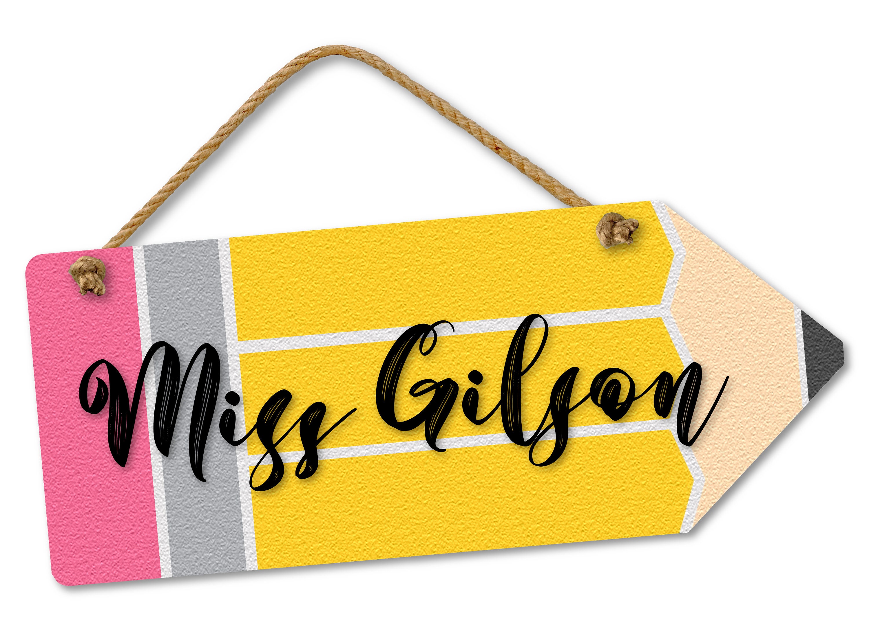 Teacher Appreciation Gift Hanging Personalized Name Pencil - Etsy
