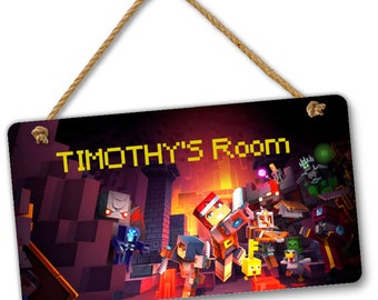 Personalized Bedroom Door Sign, Custom Bedroom Sign, Kids Room Art ...