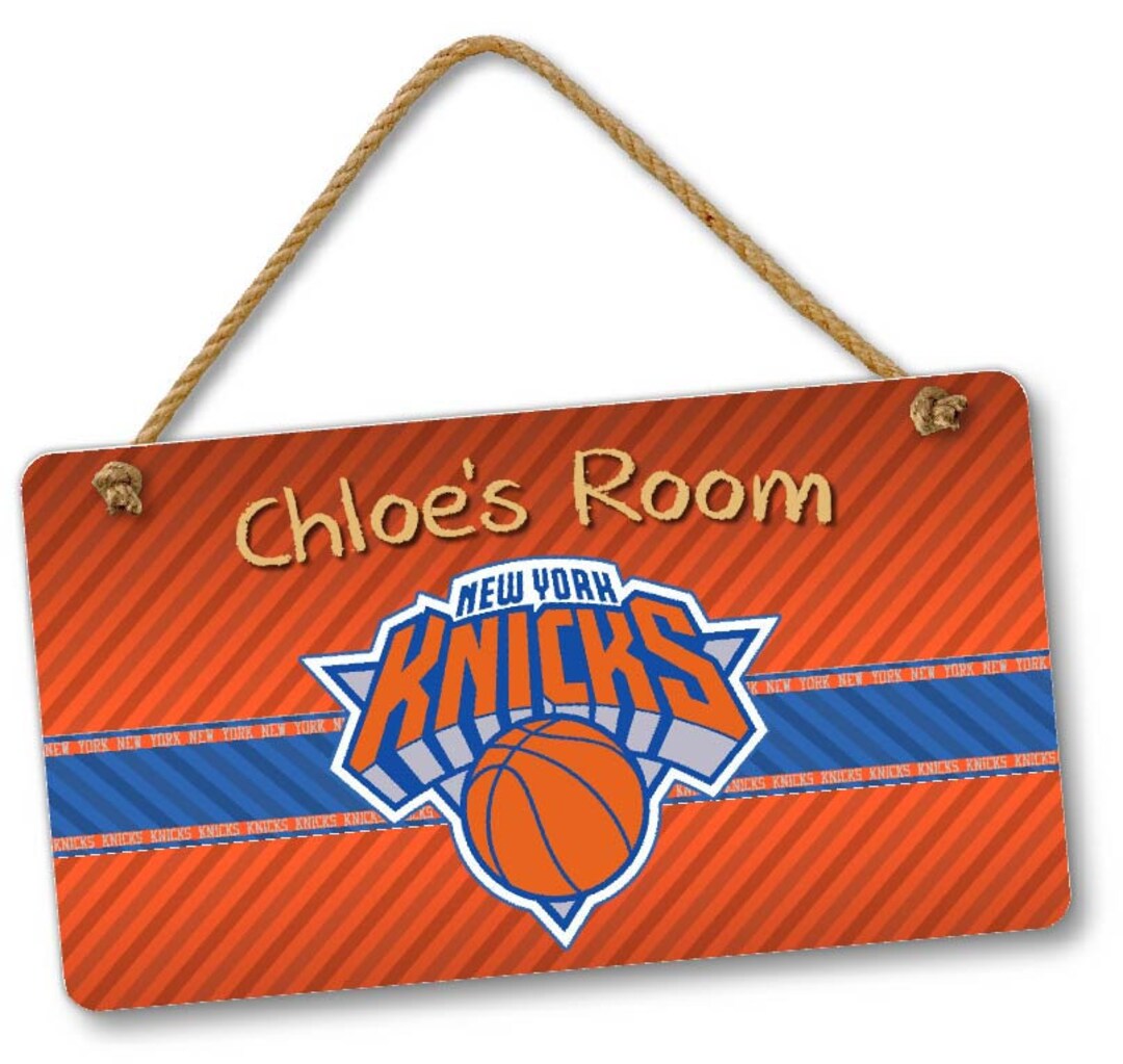 Personalized Name NBA Basketball New York Knicks Bedroom Door and Wall ...