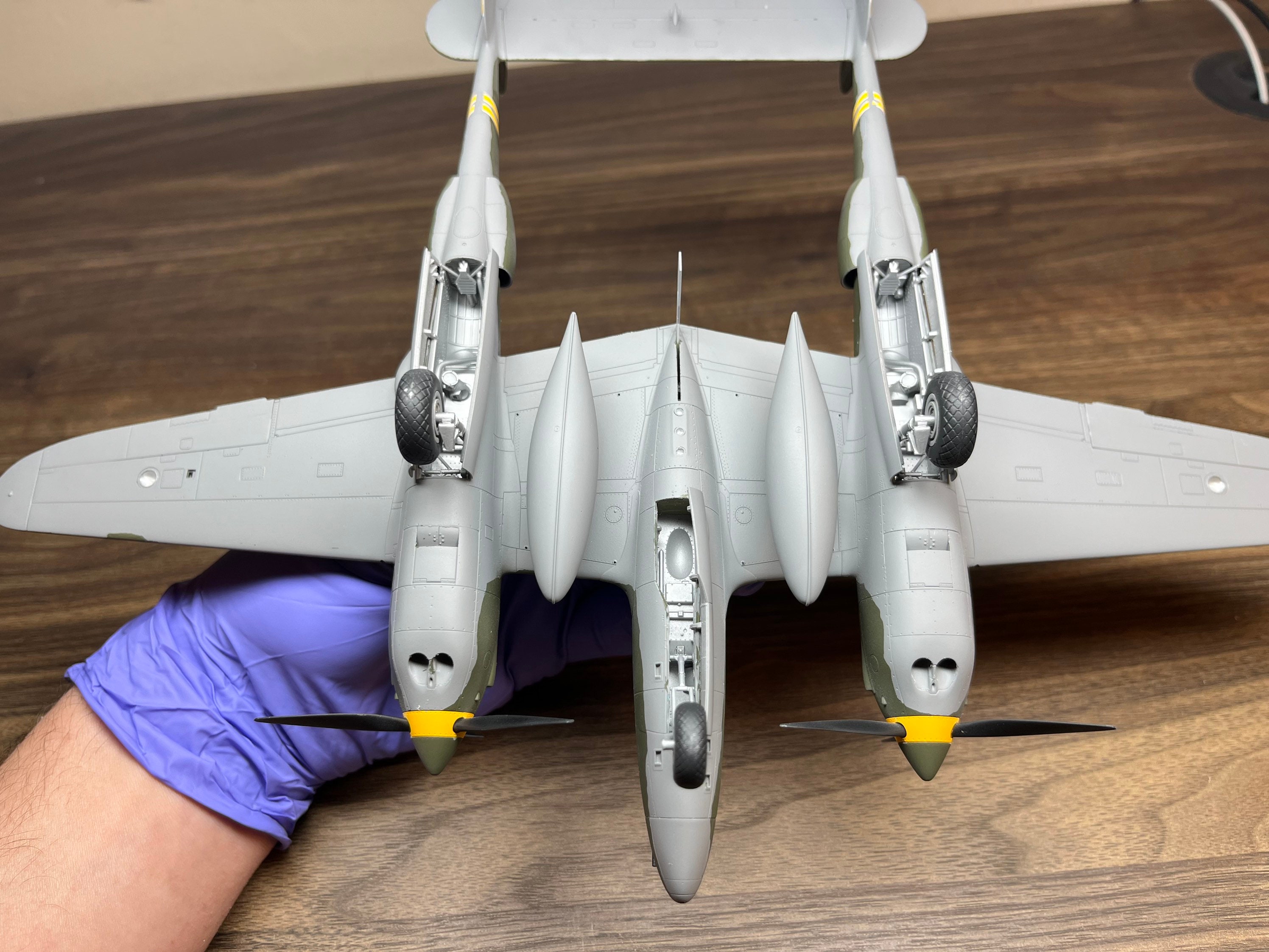 Completed 1/48 Tamiya Lockheed P-38H Lightning Model Kit - Etsy